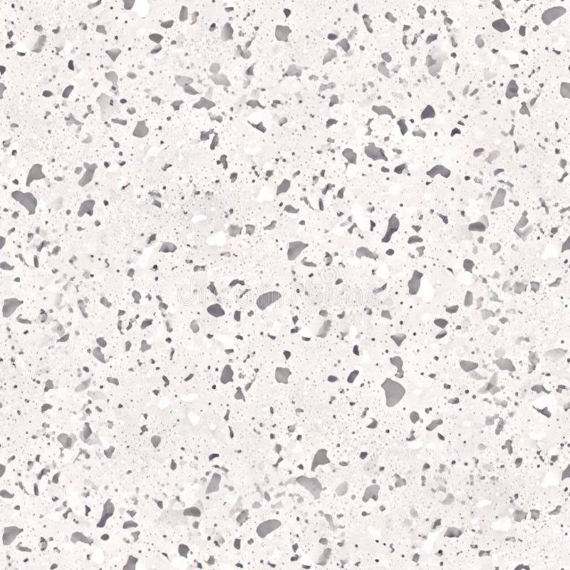 White Terrazzo Premium Texture Stock Illustration - Illustration of ...