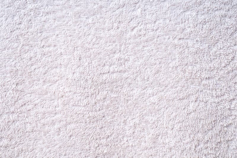 White Terry Toweling Fabric Material Texture Stock Photo - Image of ...