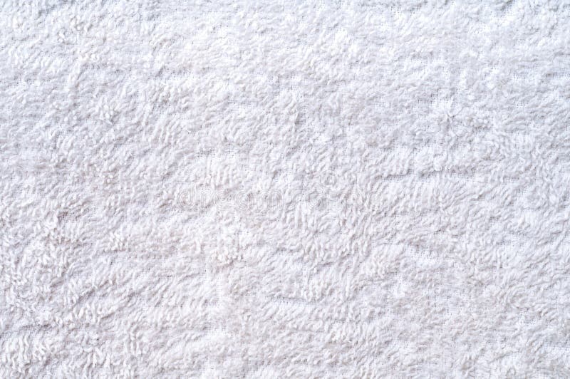 White Terry Toweling Fabric Material Texture Stock Photo - Image of ...