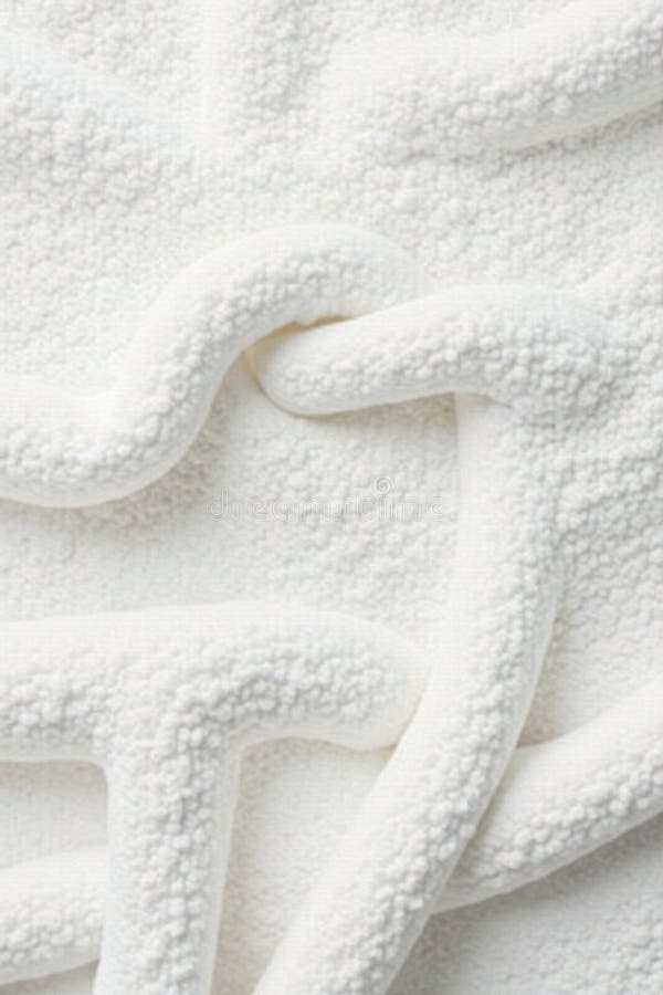 White Terrycloth, Absorbent Loops Create Even Texture , Studio, Stock ...