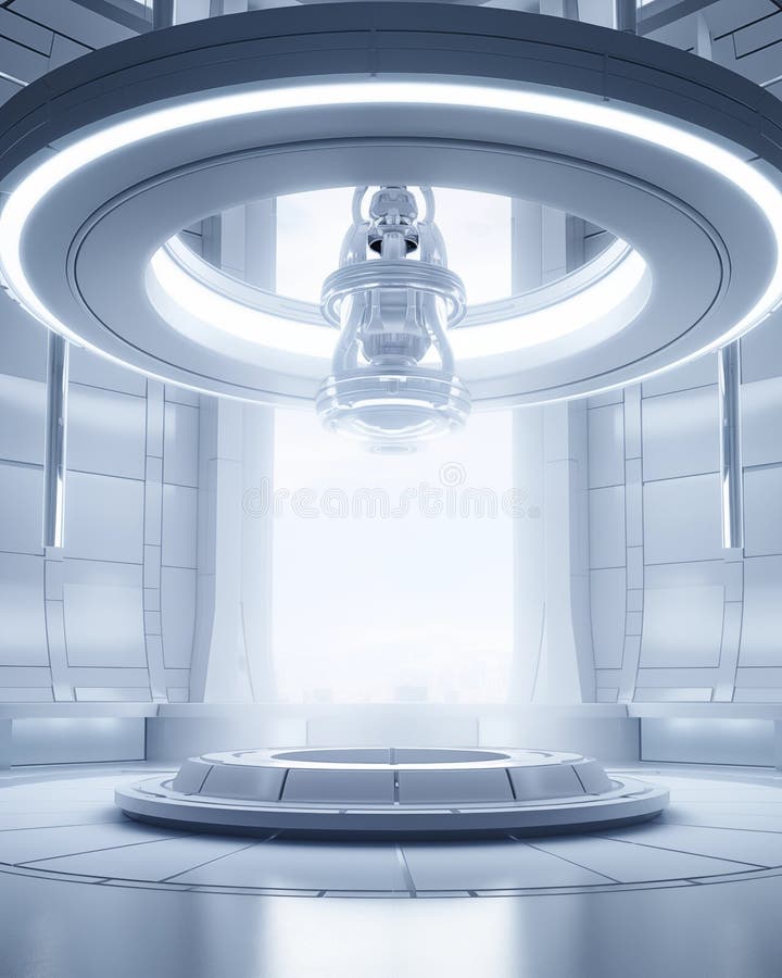 White Testing Room, Clean and Elegant Stock Illustration - Illustration ...