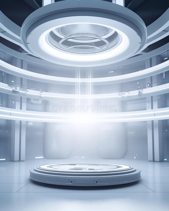 White Testing Room, Clean and Elegant Stock Illustration - Illustration ...