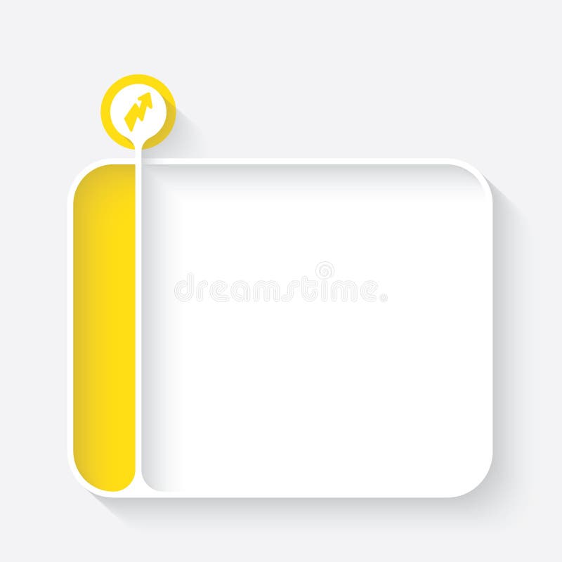 White text box stock vector. Illustration of frame, modern - 34590483