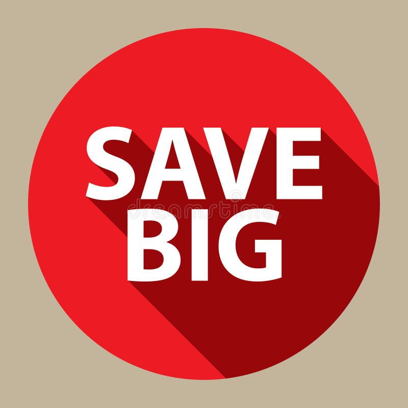 Save big graphic stock vector. Illustration of illustrated - 96079914