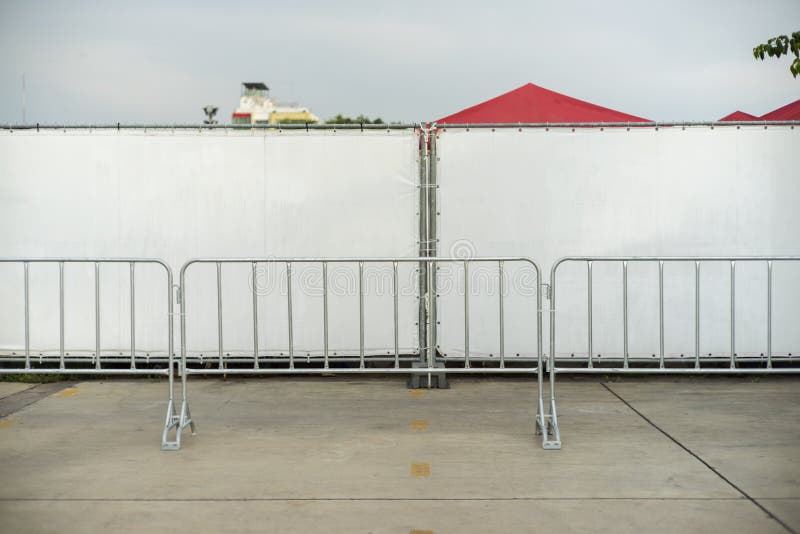 White Texture And Barricade In The City Stock Image - Image of grunge ...