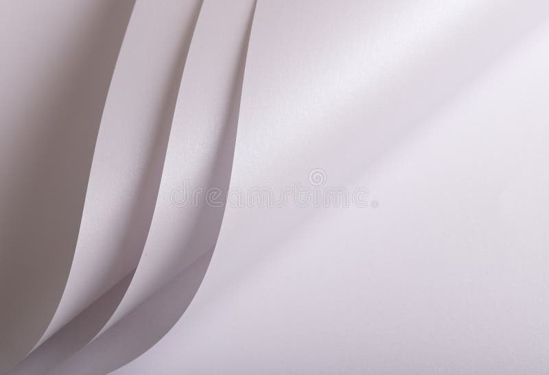 White Texture with Gradient and Reflection Elegant Wavy Layout, Curved ...