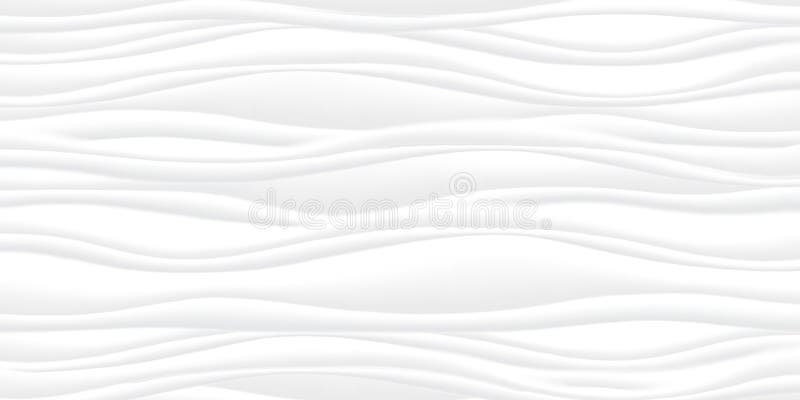 White Texture Line Surface. Gray Abstract Pattern Seamless. Wave Wavy ...