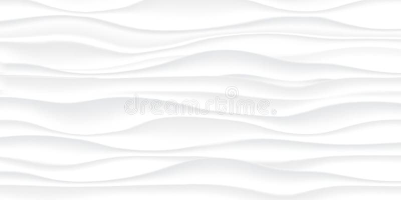 White Texture Line Surface. Gray Abstract Pattern Seamless. Wave Wavy ...