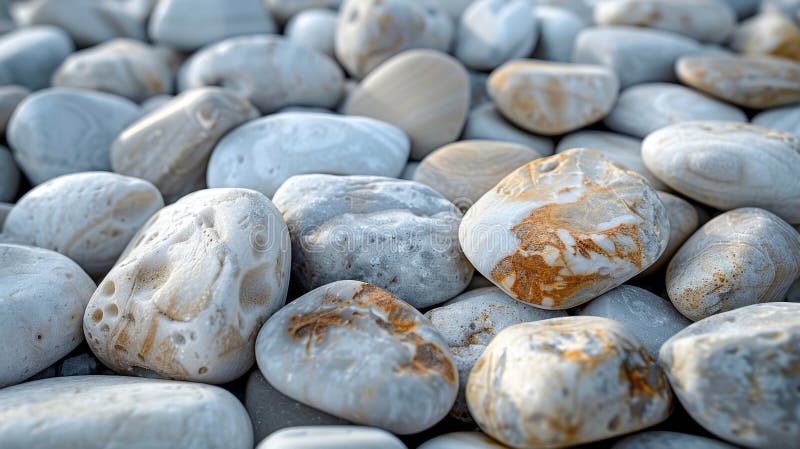 White Texture Natural Marble Pebbles Pattern Stock Illustration ...