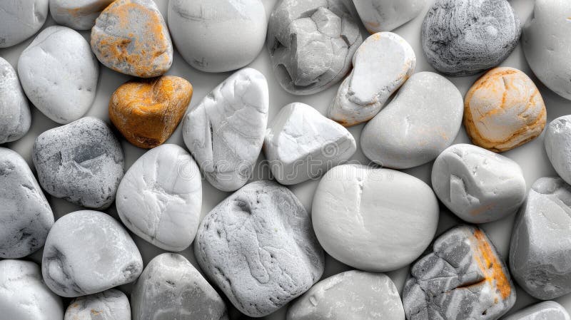 White Texture Natural Marble Pebbles Pattern Stock Illustration ...