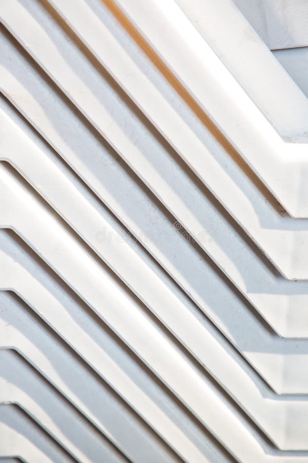White Texture of Plastic Stripes Stock Image - Image of glow, panel ...