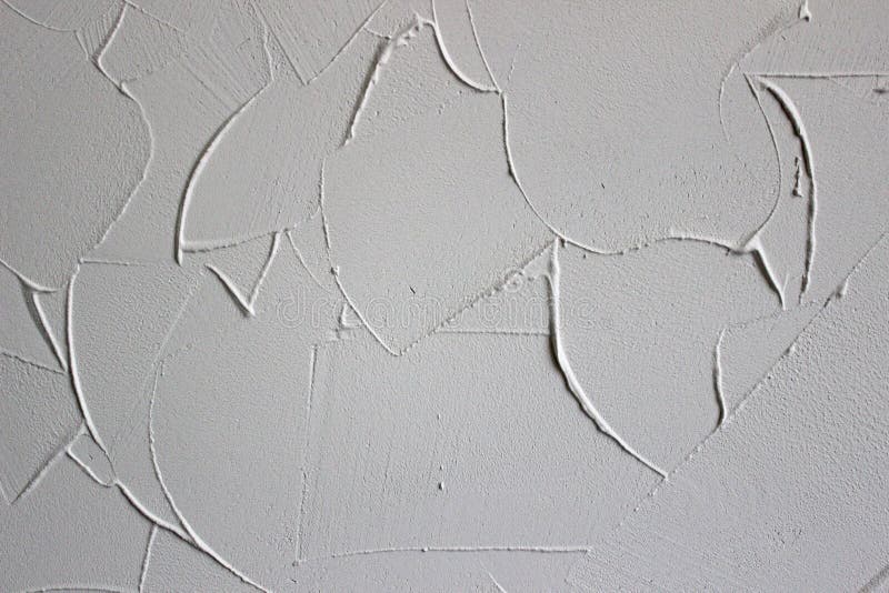 Textured Background of Filler Paste Applied with Putty Knife in ...