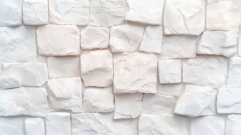 White Textured Brick Wall Background Stock Illustration - Illustration ...