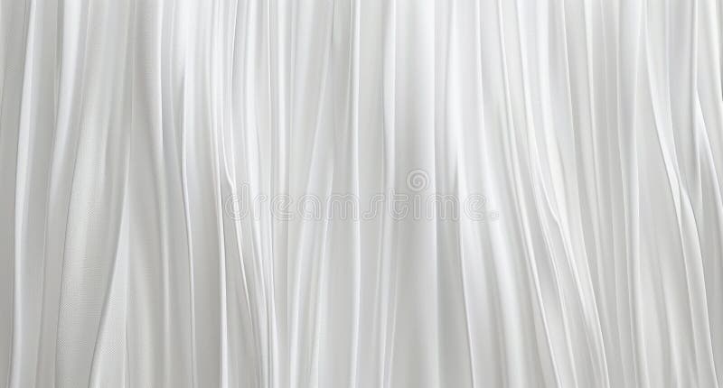 White Textured Fabric with Elegant Drapery Stock Photo - Image of ...