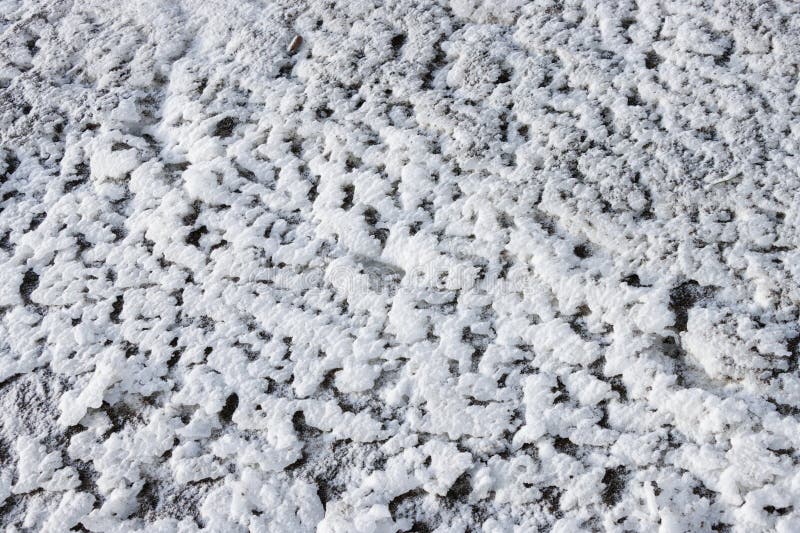 White Textured Full-frame Winter Snow Surface Stock Image - Image of ...