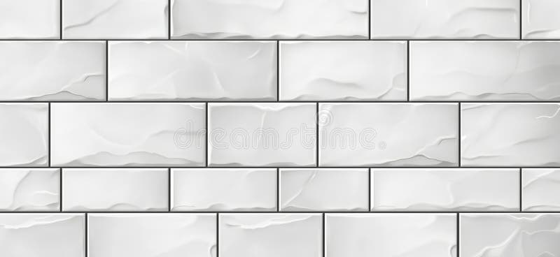 White Textured Wall Tiles, Glossy Finish, Rectangular Shapes, Modern ...