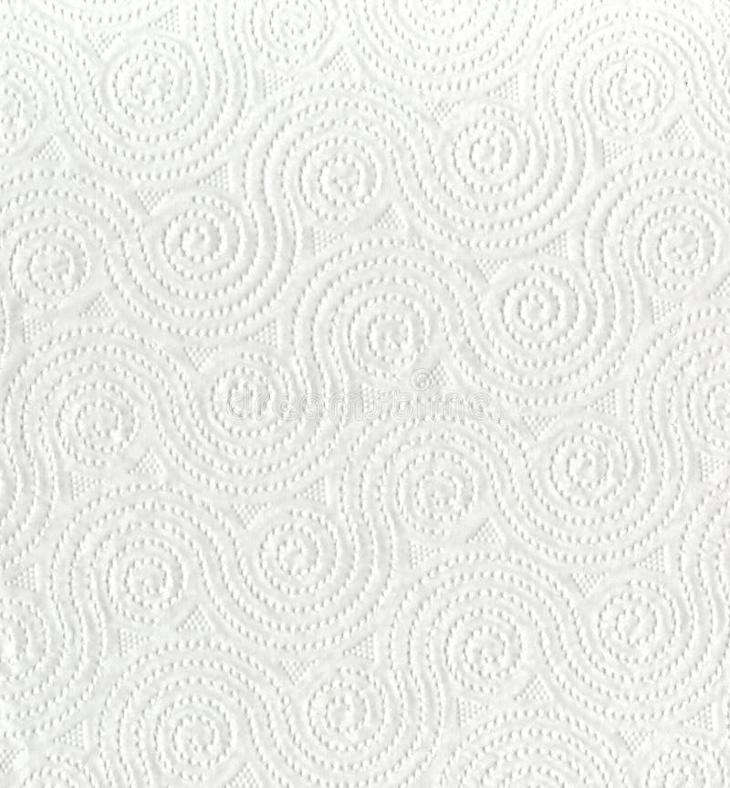 White Textured WC Paper with Floral Ornament. Stock Photo - Image of ...