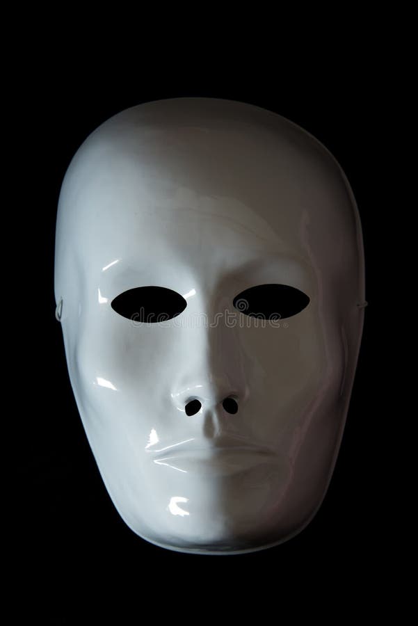Theater Mask on a Black Background Stock Photo - Image of gras ...