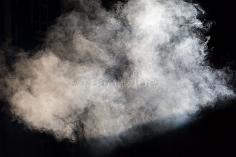 White Theatrical Smoke on Stage during a Performance or Show Stock ...