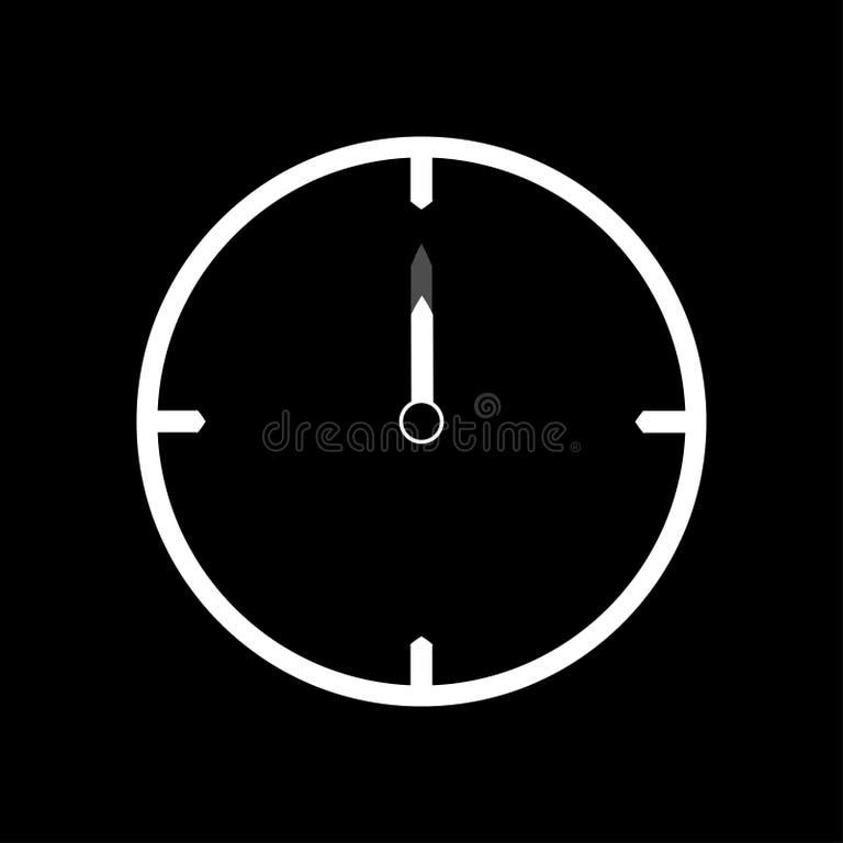 Clock Sign 12 O Clock Stock Illustrations – 66 Clock Sign 12 O Clock ...