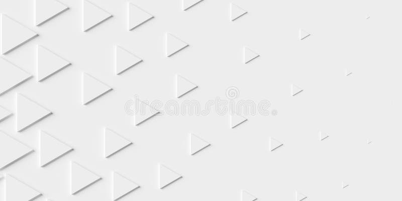 White Thin Triangle Background Wallpaper Banner Pattern with Copy Space ...