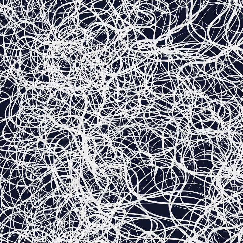 White Thread on the Gray Background. Stock Vector - Illustration of ...