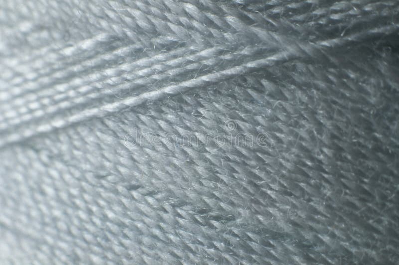 White Thread Spooled on a Yarn Spool Stock Photo - Image of industry ...