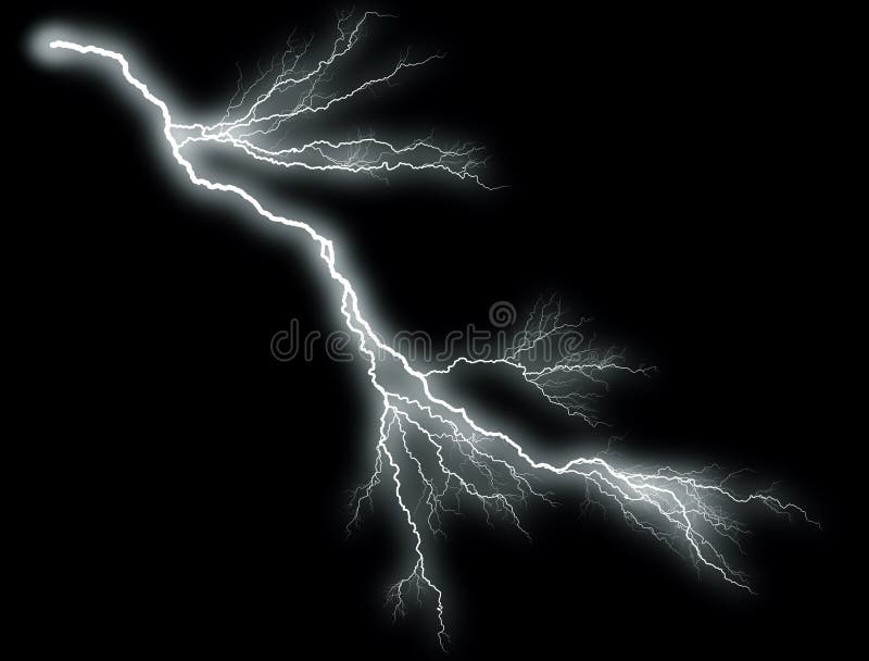 Lightning stock vector. Illustration of illuminated, power - 14033755