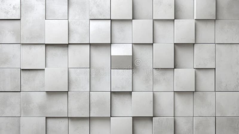 White Tile Geometric Wall Texture Background Stock Illustration ...