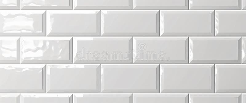 White Tile Seamless Pattern - Minimalist Design Stock Illustration ...