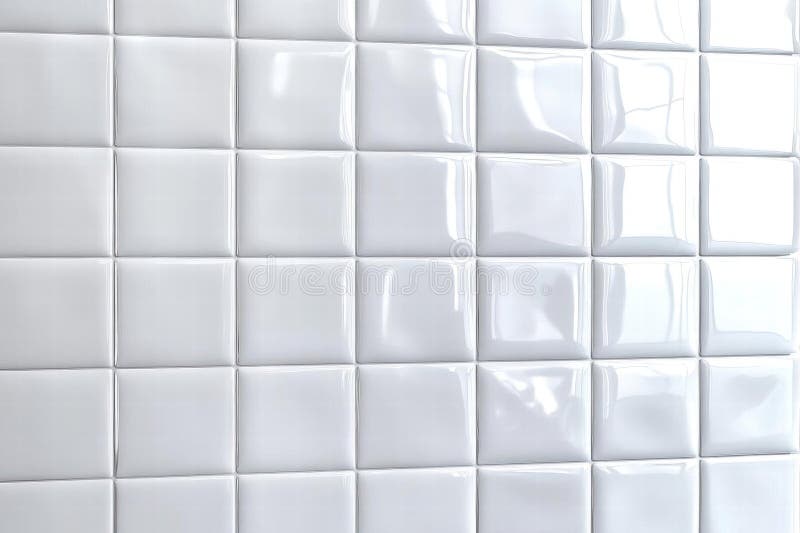 White Tiles Create a Clean and Simple Background with Minimalist Design ...
