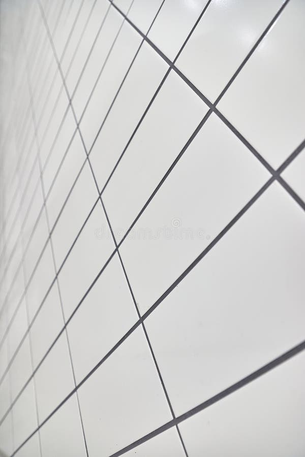 White Tiles on a Plain Wall Stock Image - Image of tiled, bathroom ...