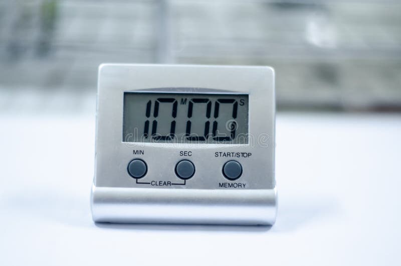 Timer laboratory equipment stock photo. Image of hand - 90274240