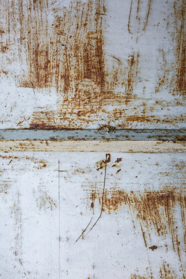 White Tin Background with Rust Scratches. Old Vintage Texture Stock ...