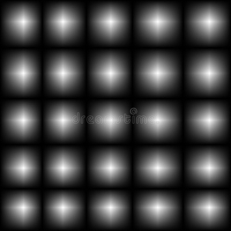 From White To Black Circles Gradient Square Shape. Vector Illustration ...