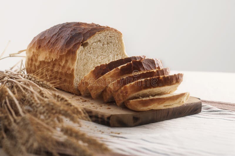 White toast bread stock image. Image of baker, dinner - 72585443