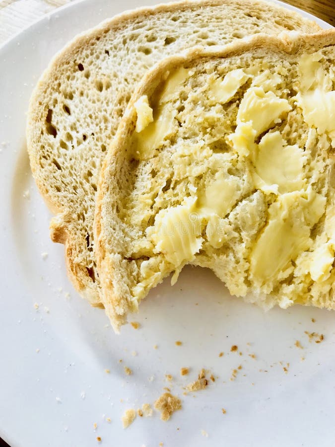 White Toast stock photo. Image of plate, unhealthy, bread - 109341904