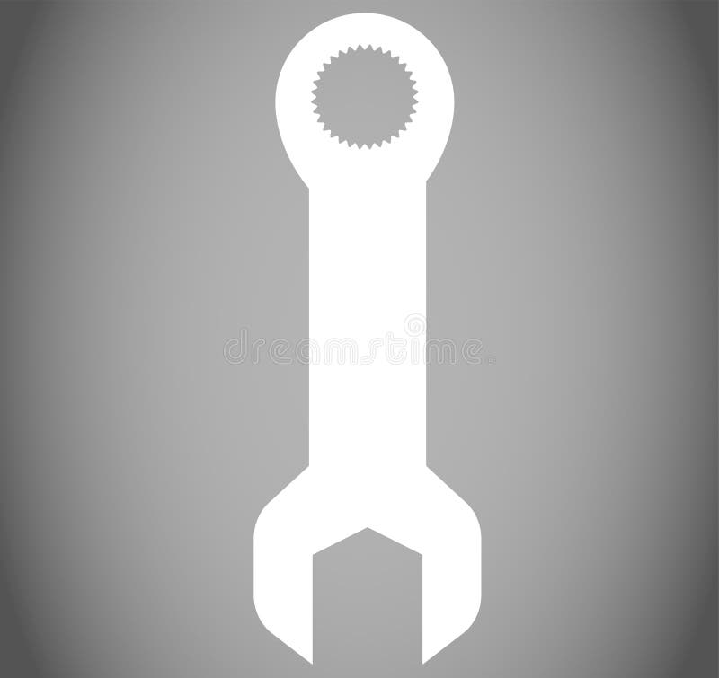 White Tool icon stock vector. Illustration of service - 198209720