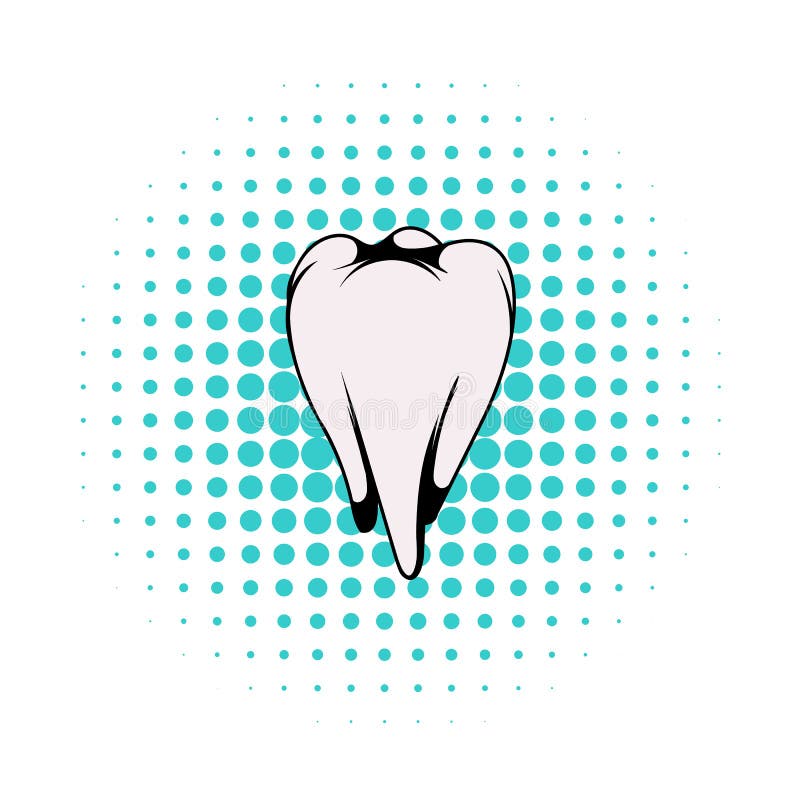 White Tooth Icon, Icon Cartoon Stock Vector - Illustration of dentistry ...