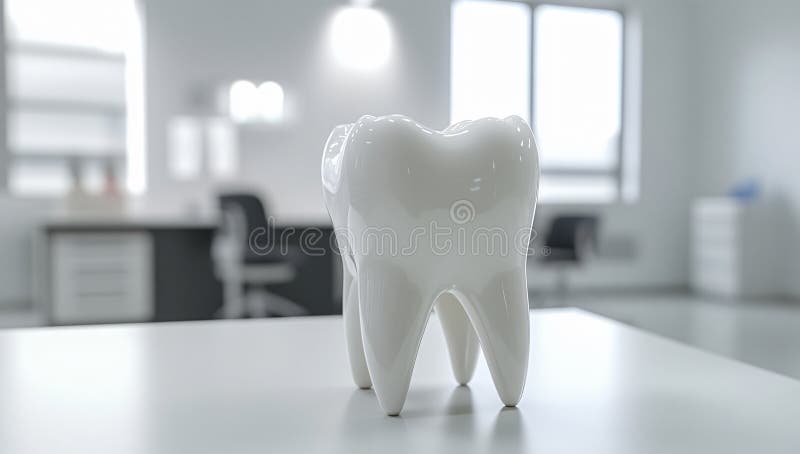 White Tooth Model in Modern Dentist Office High Quality Image Stock ...