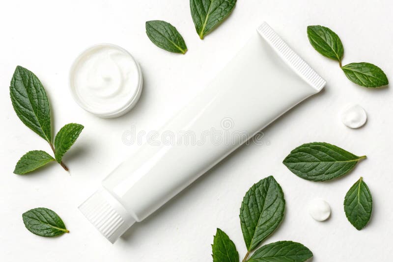 White Toothpaste Tube stock illustration. Illustration of flat - 360773333