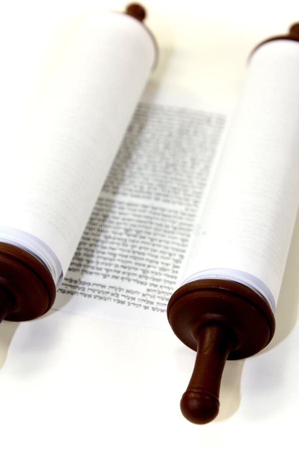 Torah scroll with cover stock image. Image of synagogue - 46804001