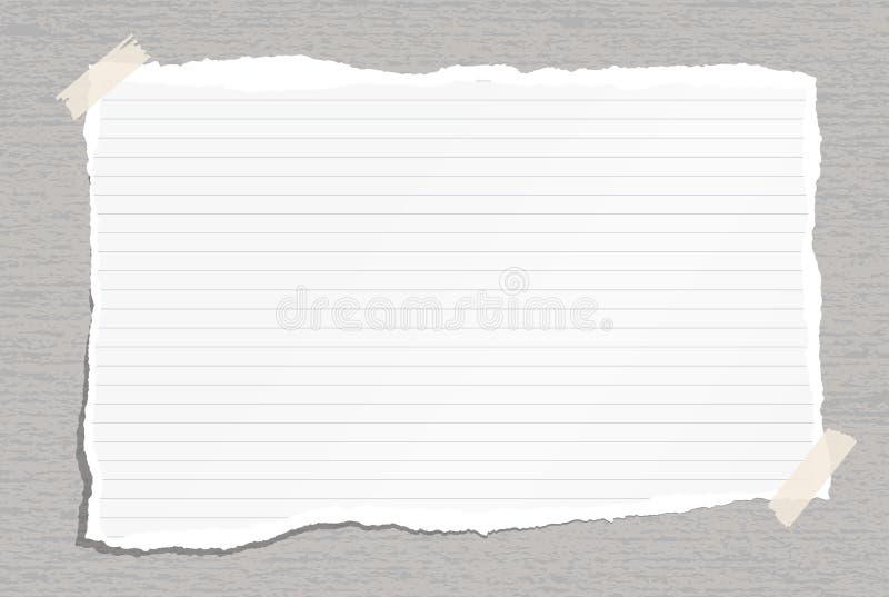 Ripped Notebook Paper