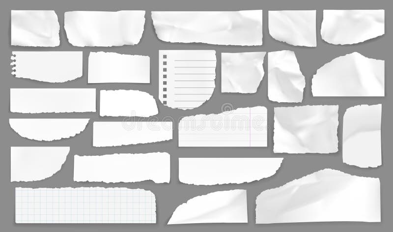 Torn Paper Realistic Stock Illustrations – 10,150 Torn Paper Realistic ...