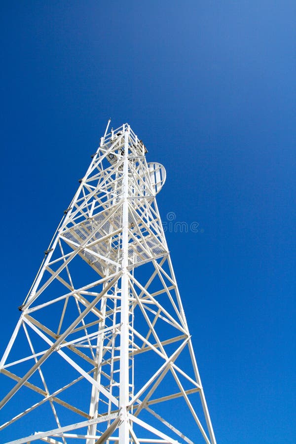 White tower stock image. Image of tall, white, metal - 14256513
