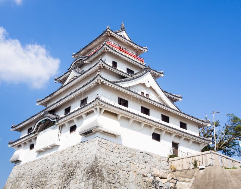 White Tower of Karatsu Castle Stock Image - Image of asia, japan: 125856467