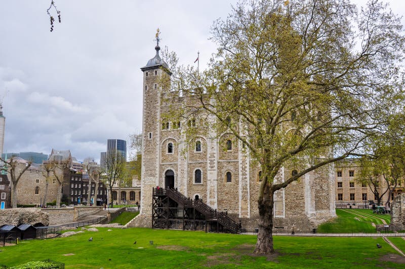 White Tower in Tower of London, UK Editorial Image - Image of capital ...