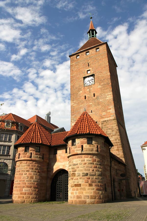 The White Tower in Nuremberg Stock Image - Image of bavaria ...