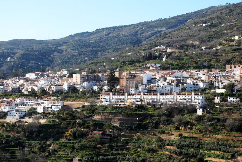 White Town, Lanjaron, Andalusia, Spain. Stock Photo - Image of lanjaron ...