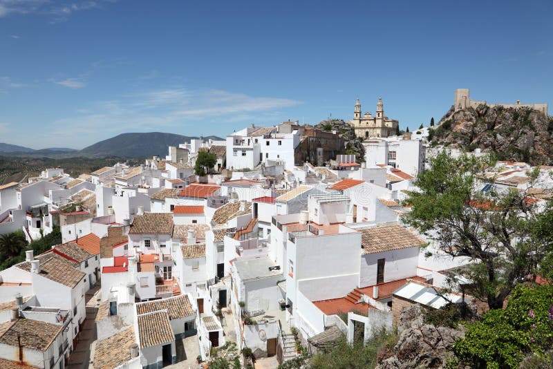 Town Olvera, Andalusia, Spain Stock Image - Image of spanish, rooftops ...